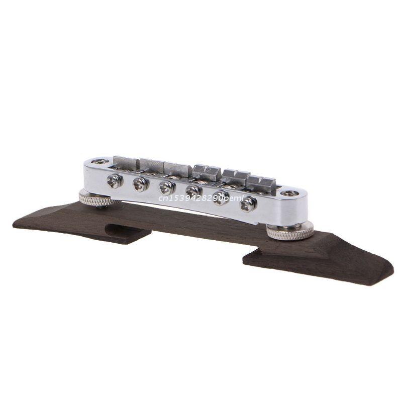 Adjustable Chrome Rosewood Bridge Roller Saddles F... – Vicedeal