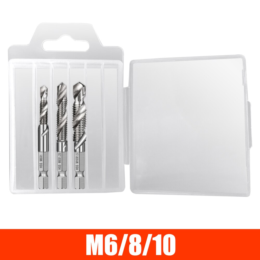 DIZAINLIFE M3 M4 M5 M6 M8 M10 Titanium Tap Drill B... – Grandado