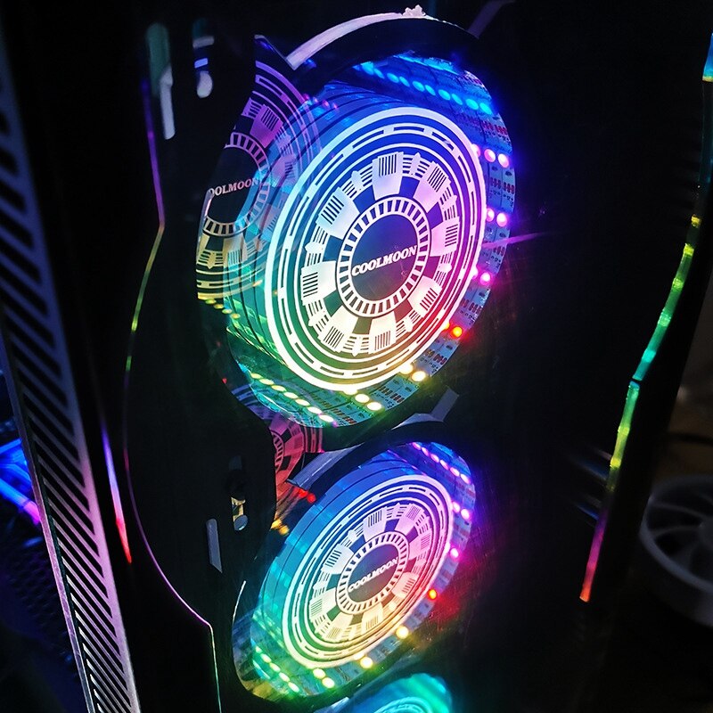 COOLMOON RGB Infinite Light Board 12cm Double-Side... – Grandado