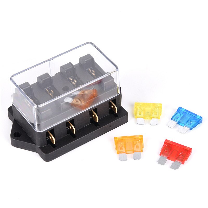 Sicherung Kasten Block Halfter Auto 12V/24V + 4 We... – Grandado
