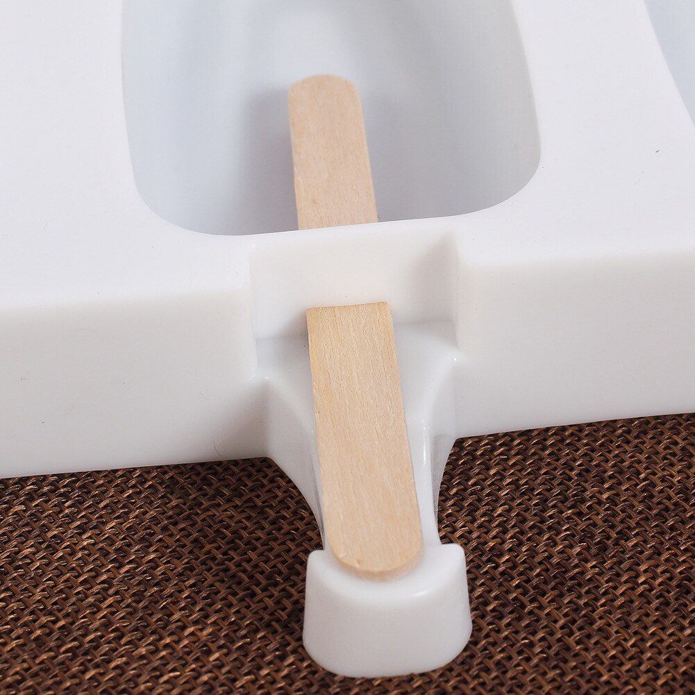 4 Hole Silicone Ice Cream Mould Ice Cube Tray Pops... – Grandado