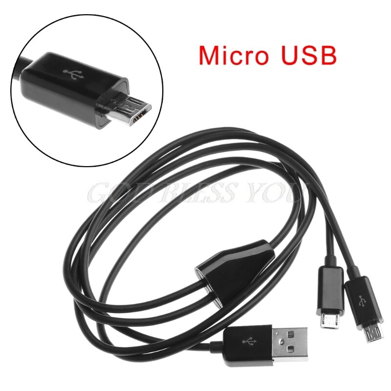 Draagbare Usb 2.0 Type A Male Naar Dual Micro Usb ... – Vicedeal
