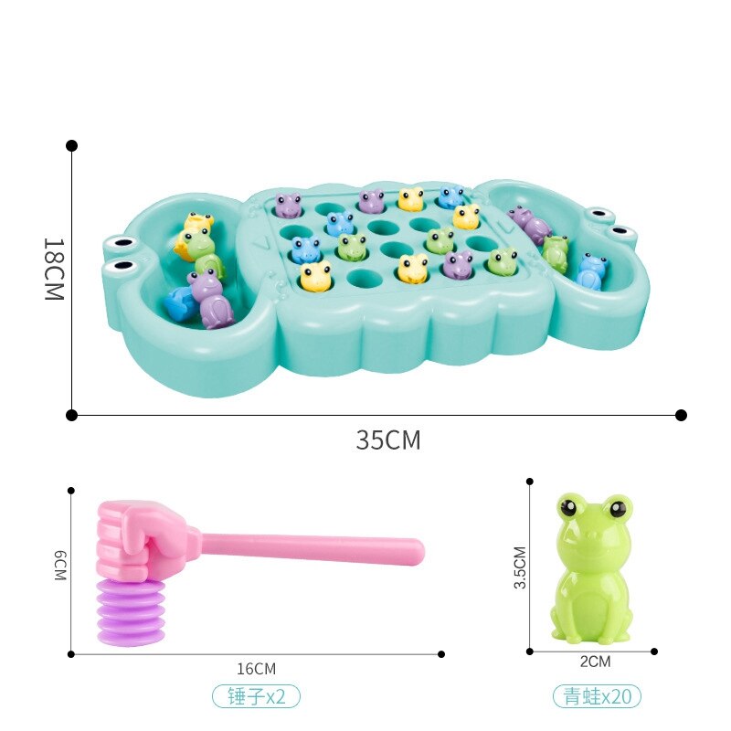 Baby Catch Frog Greedy Beans Fun Educational Toy P... – Grandado