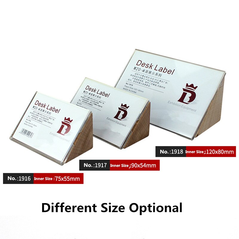 120*80mm Acrylic picture sign holder table magneti... – Grandado