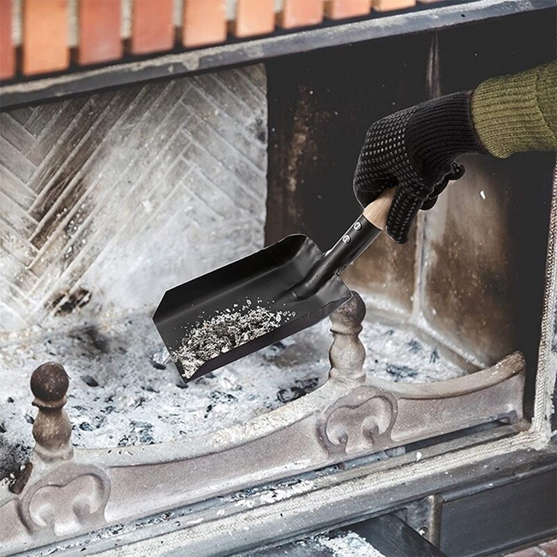 Fireplace Ash Shovel and Brush Set, Shovel and Hea... – Grandado