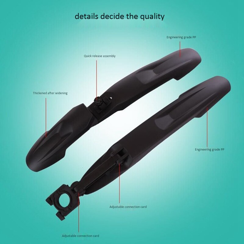 2Pcs Adjustable Bike MTB Fender Quick Release – Vicedeal