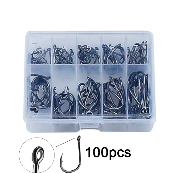 100pcs 70pcs Fishing Hooks Set High Carbon Steel S... – Grandado