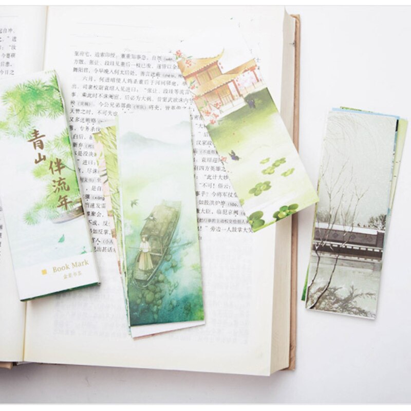 30 Pieces/pack Cute Chinese Style Paper Bookmarks ... – Vicedeal