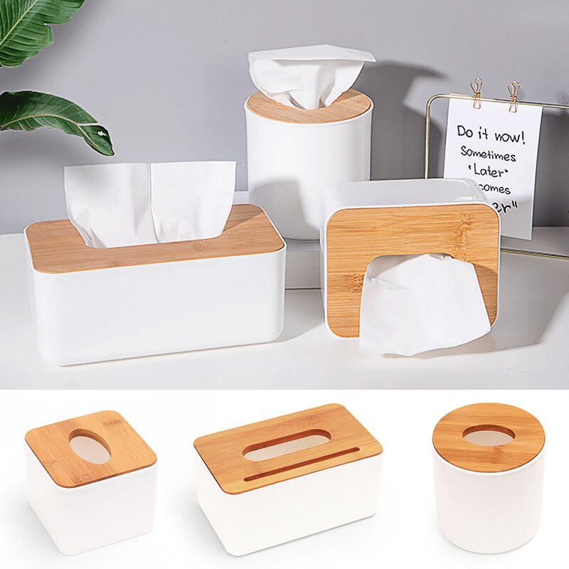 Hout + Pp Waterdichte Tissue Doos Nat Tissue Houde... – Grandado