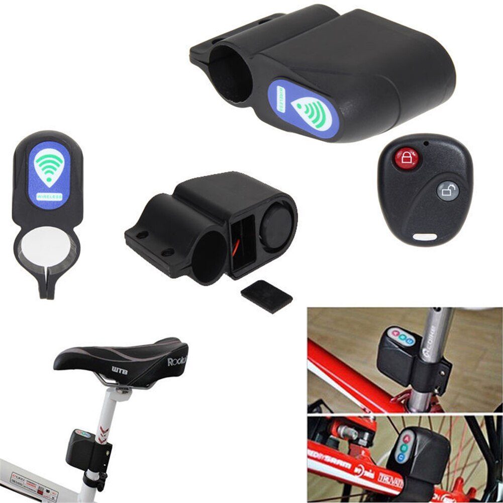 Wireless Remote Control 110dB Bicycle Alarm Anti-t... – Grandado