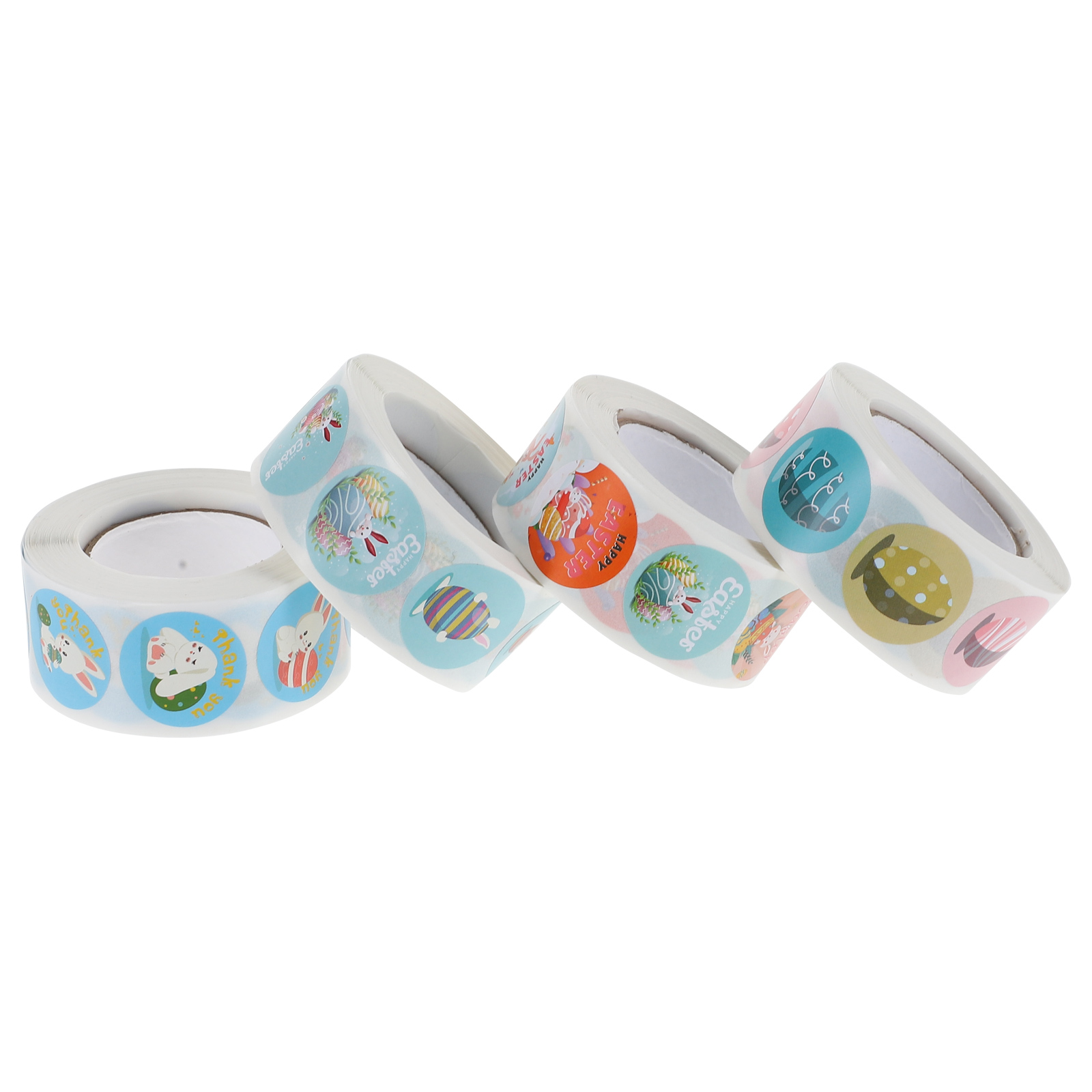 4 Rolls Sticker Pasen Sticker Festival Konijn Stic... – Vicedeal