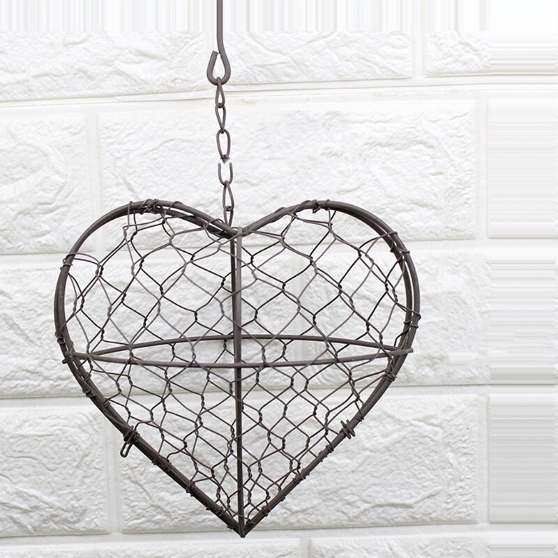 Heart Shape Opknoping Planter Metalen Kunstmatige ... – Grandado