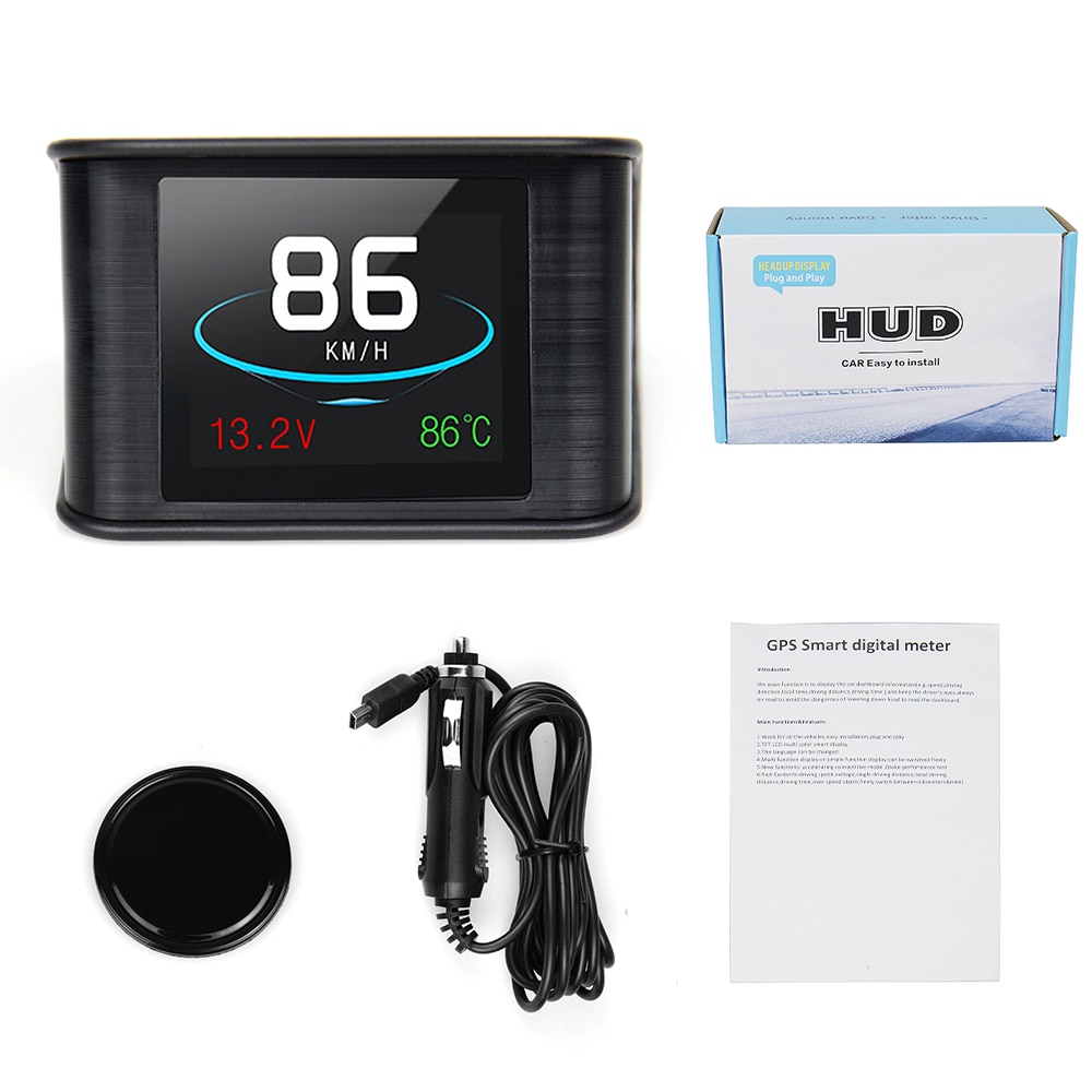 Original HUD T600 Car GPS Head Up Display Overspee... – Grandado