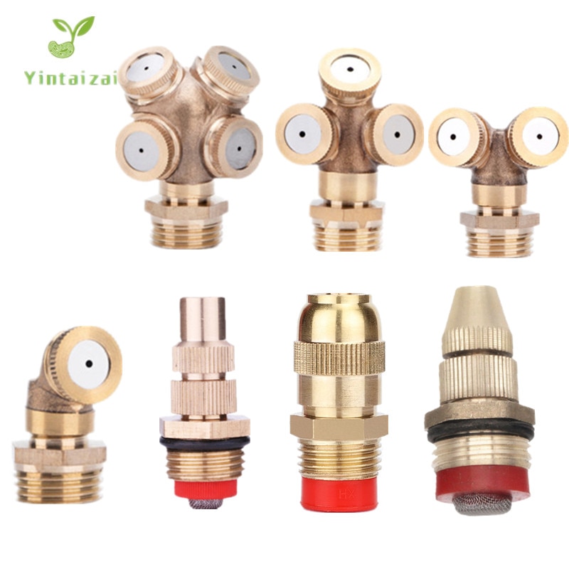 5 stk 1/2 "messing misting sprinkler justerbar dys... – Grandado