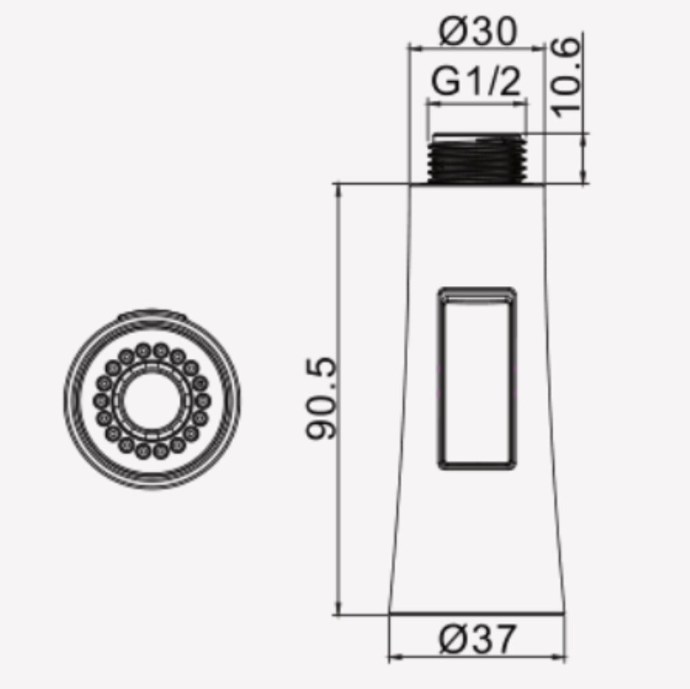 SHUIELIN Pull Down Faucet Replacement Head Kitchen... – Vicedeal