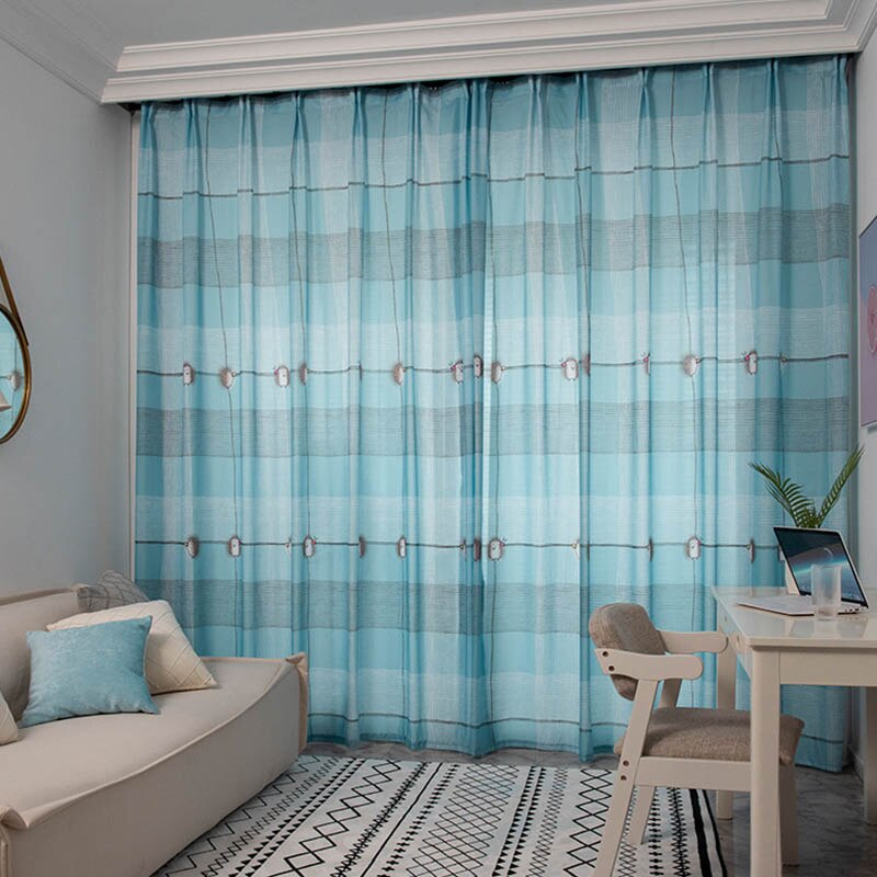 Hedgehog Matte Printed Shading Curtain Bedroom Bal... – Grandado