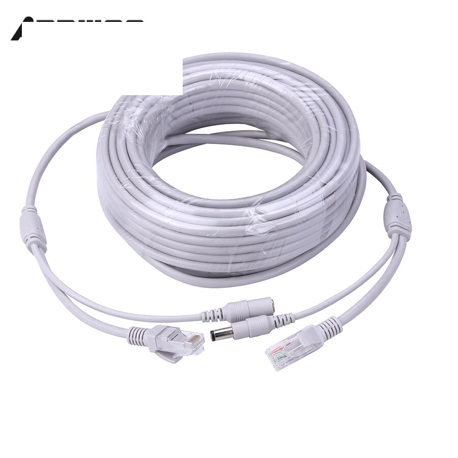 5m/10m/20m/30m valgfri 2.1mm/5.5mm jack rj45 + d... – Grandado