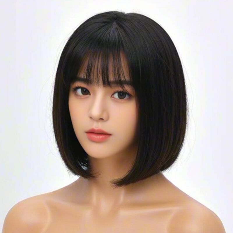 12 Inch Bobo Wig High Synthetic Hair for Women -Ve... – Grandado