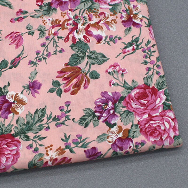 100% Plain Cotton Poplin Pink Black Beige Blue Blo... – Grandado