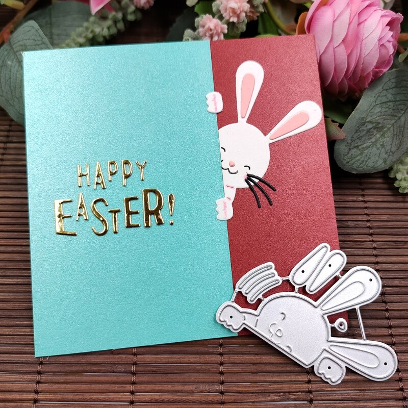 Lovely Easter Bunny Metal Cutting Dies Stencil Scr... – Grandado