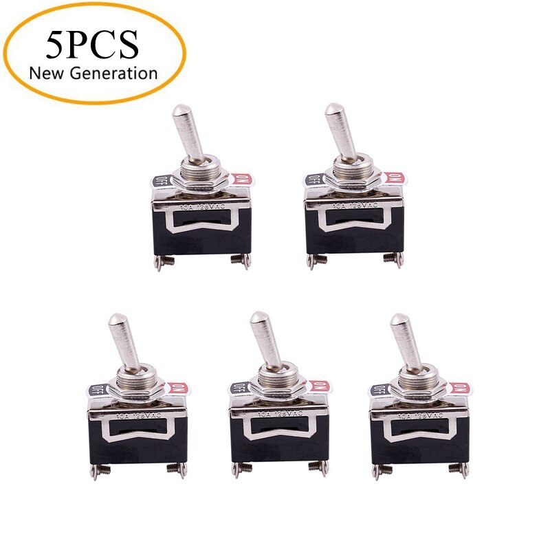 5 Pcs 12 V Heavy Duty Toggle Flick Switch On/Off A... – LovingPrices