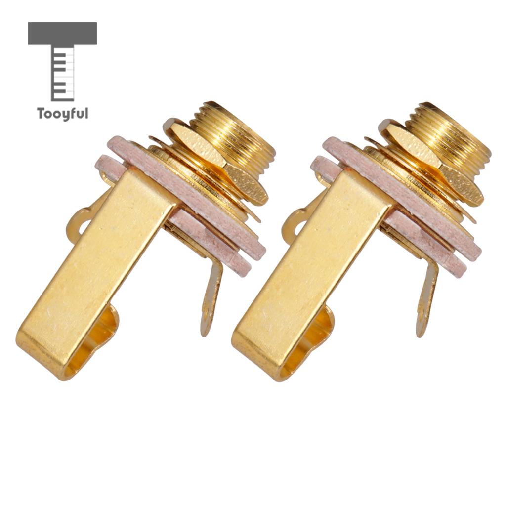Tooyful 2Pcs/Set 6.35mm Jack Guitar Output Socket ... – Grandado