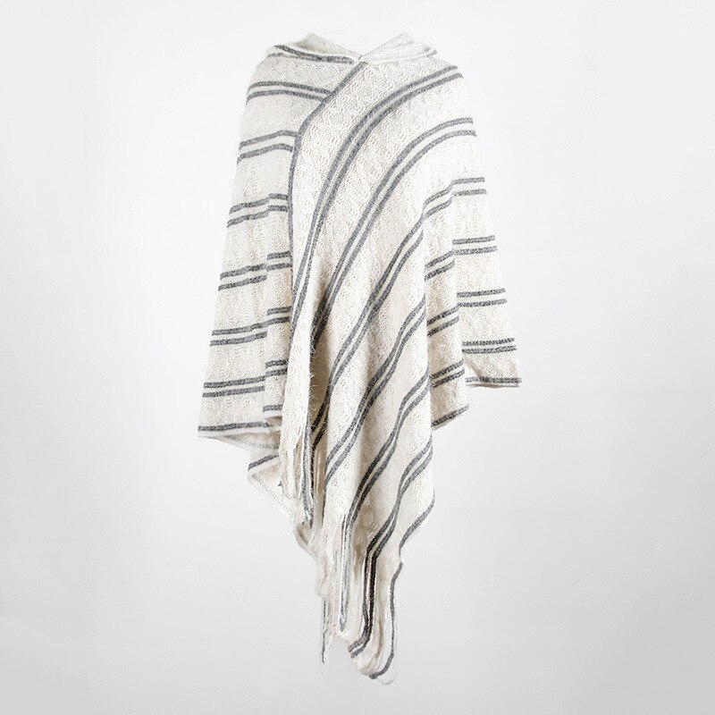 Otoño , manto con capucha para mujer, manto con fl... – Grandado