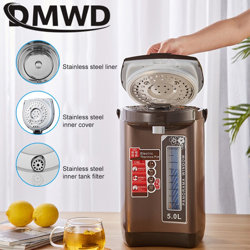 DMWD 5L Thermal Insulation Electric Kettle Stainle... – Grandado