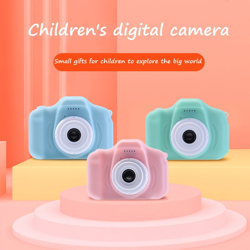 DEWANG Mini Cartoon Photo Camera Toys 2 Inch HD Sc... – Vicedeal