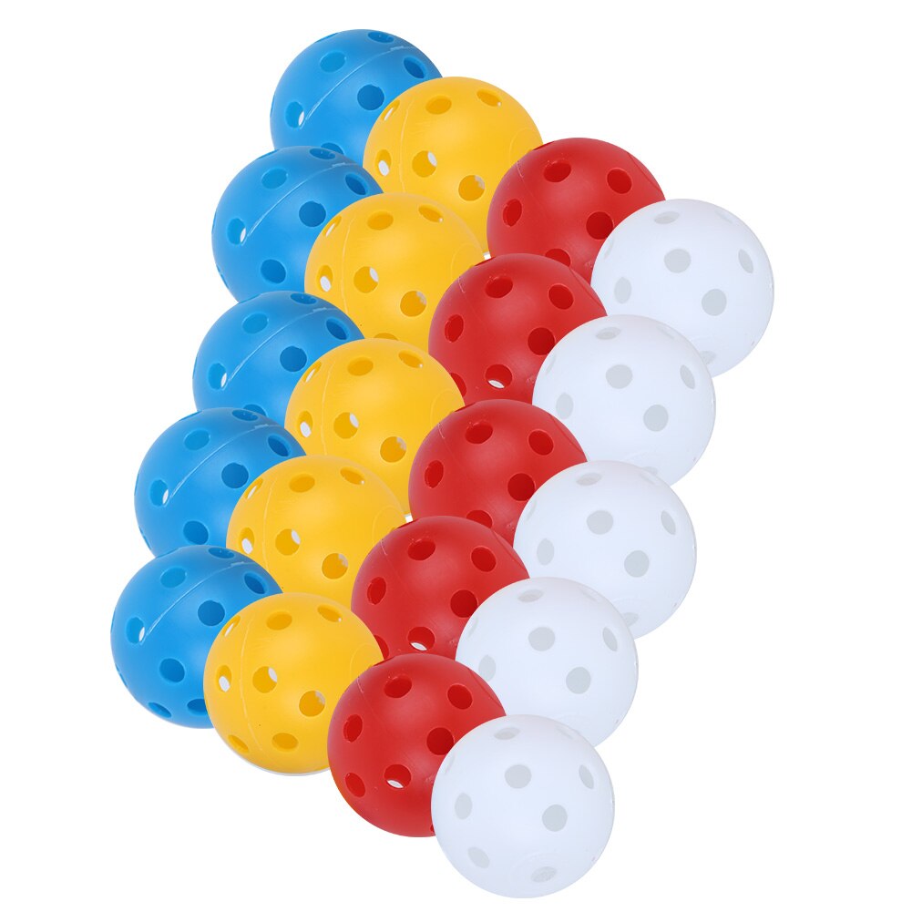 20Pcs Balls Mixed Color Plastic 26 Holes Hollow Tr... – Grandado