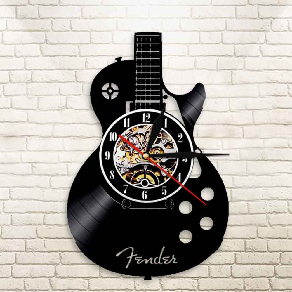 1pc Wall Clock Stylish Vinyl Record Wall Clock Dec... – Grandado