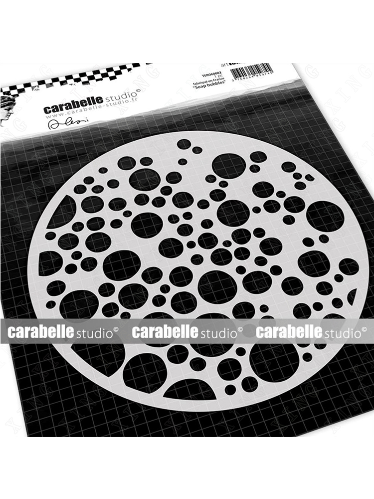Soap Bubbles Round Mask Layering Stencils Painting... – Grandado