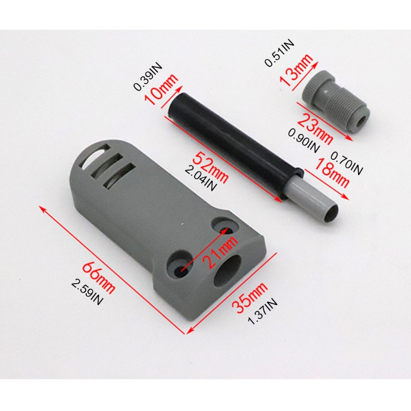 2x Door Close Damper Buffers Door Piston Wardrobe ... – Grandado