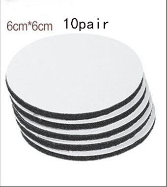 10 par / parti stærk selvklæbende krog og løkke fastgørelsesbånd nylon ...