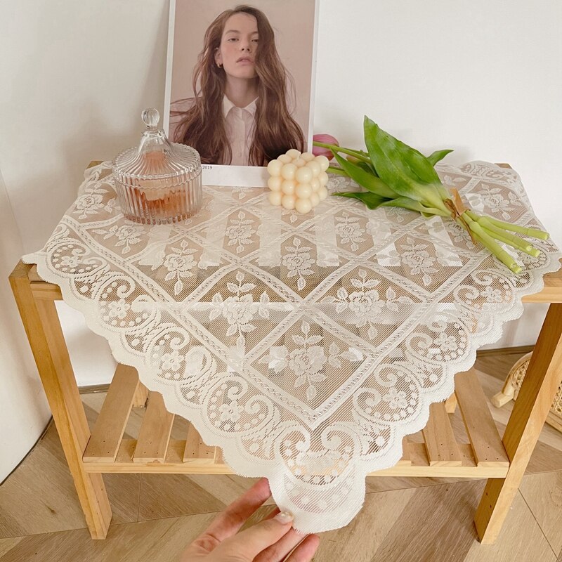 Ins Lace Tablecloth Decorative Dining Table Cover ... – Vicedeal
