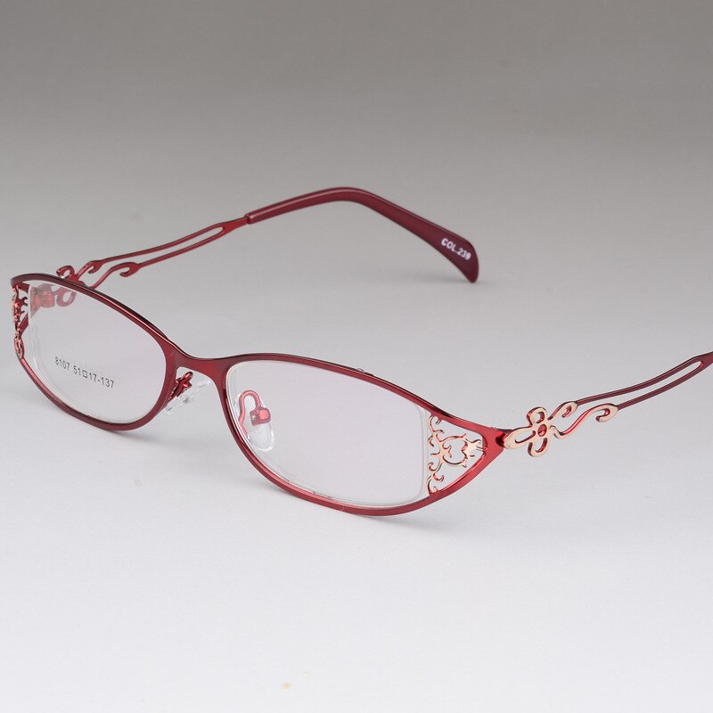 Bclear Ladies Business Glasses Frames Hollow Carve Grandado