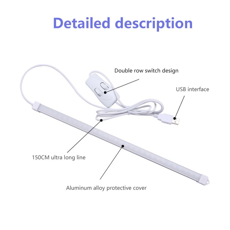 Cabinet Light LED 35cm LED lamp with USB bookcase ... – Grandado