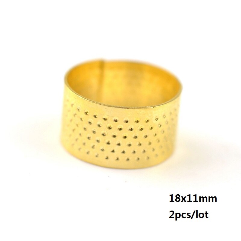 Antique Gold Copper Needle Thimble Finger Protecto... – Grandado