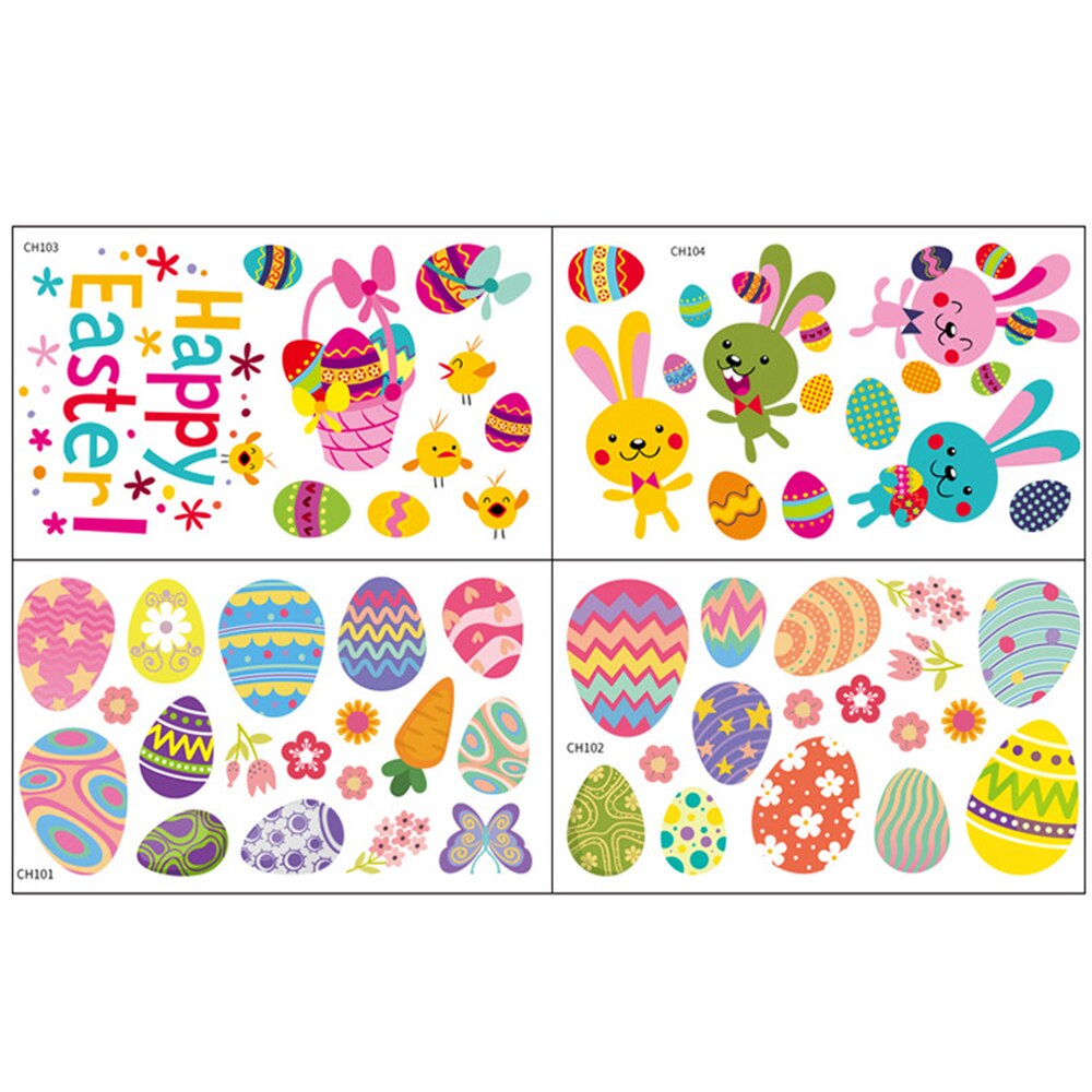 Easter Jigsaw Puzzle Stickers Wall Removable 1/2/4... – Vicedeal