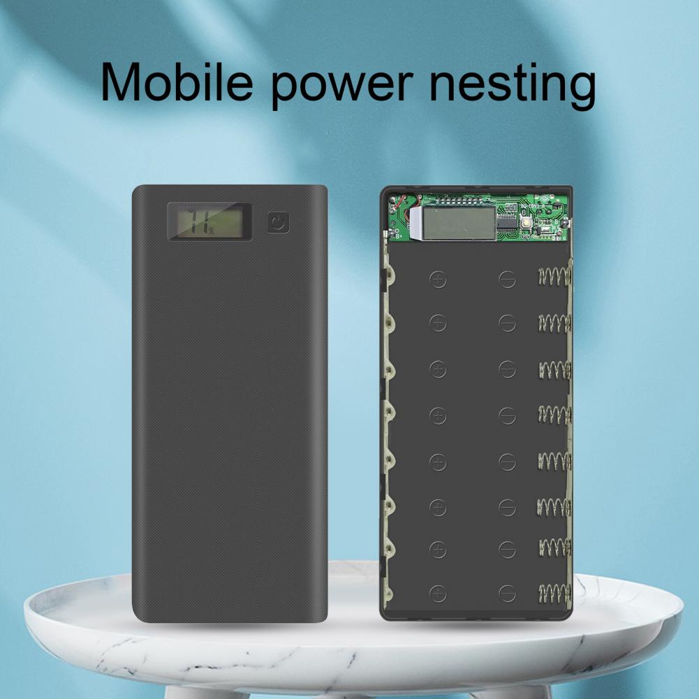 Universal Power Bank Case 2 USB Ports 8 x 18650 Ba... – Vicedeal