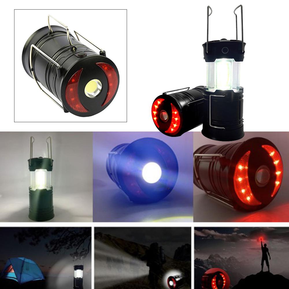 2-In-1 Portable COB Camping Lantern LED Torch Ultr... – Vicedeal