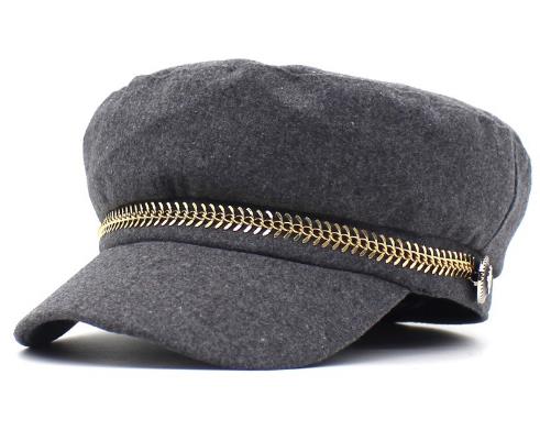 Winter Baseball Cap Women French Style Wool Baker'... – Vicedeal