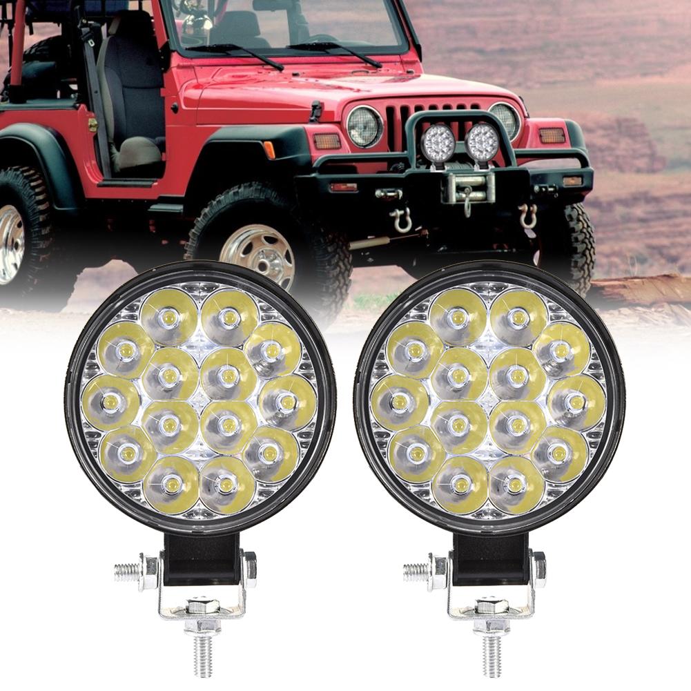 2 Stks/set 14 Leds 42W Ronde Led Werklampen Off-Ro... – Grandado