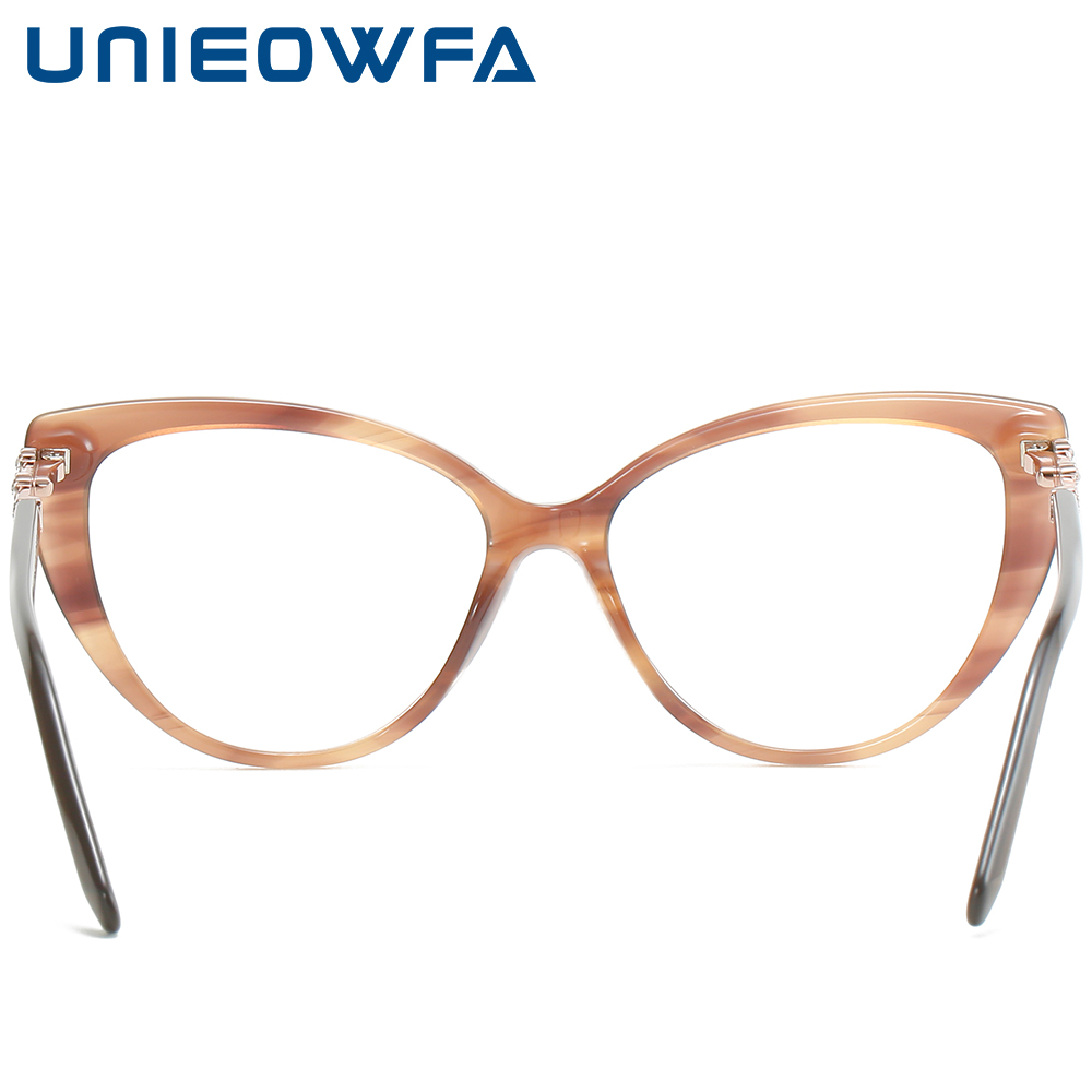 Cat Eye Prescription Glasses Frame Women Italy Ace... – Grandado