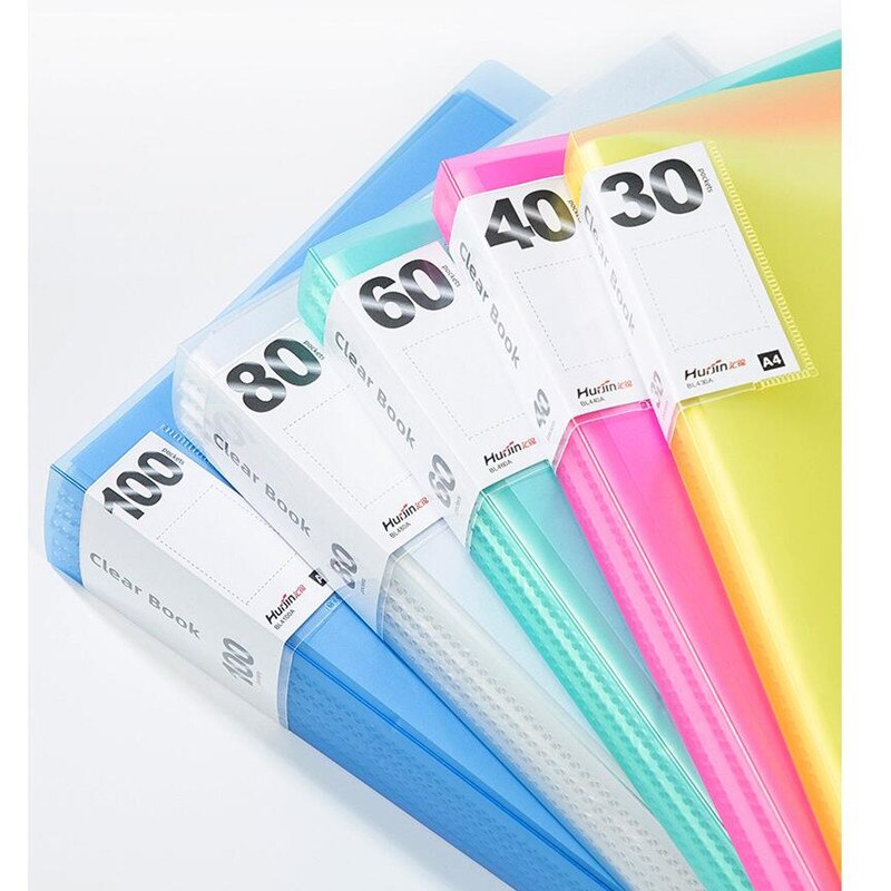 A4 30/40/60/80/100 Pages Plastic Budget Binder Fil... – Grandado