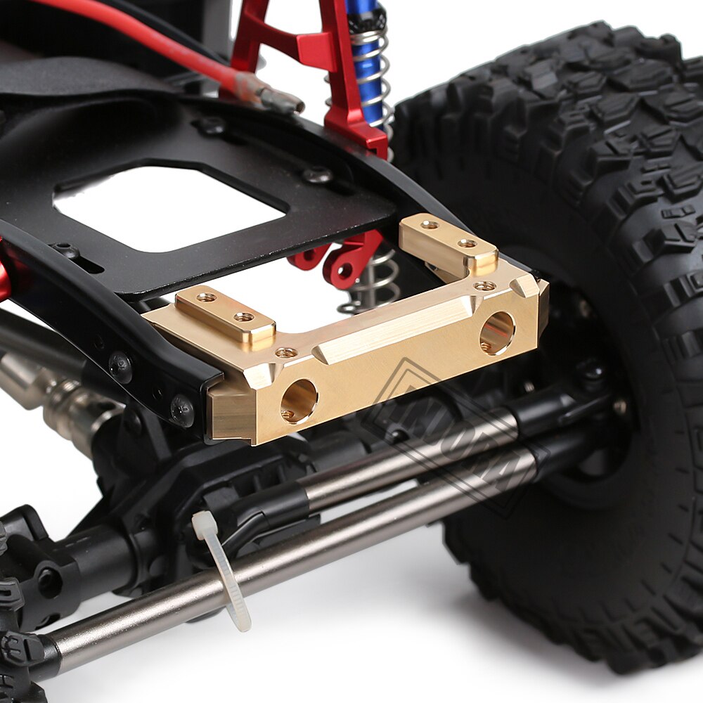 Injora 1 st 85g mässing front bumper montera servo stå i 1/10 rc band axiell scx 10 ii 90046 ...