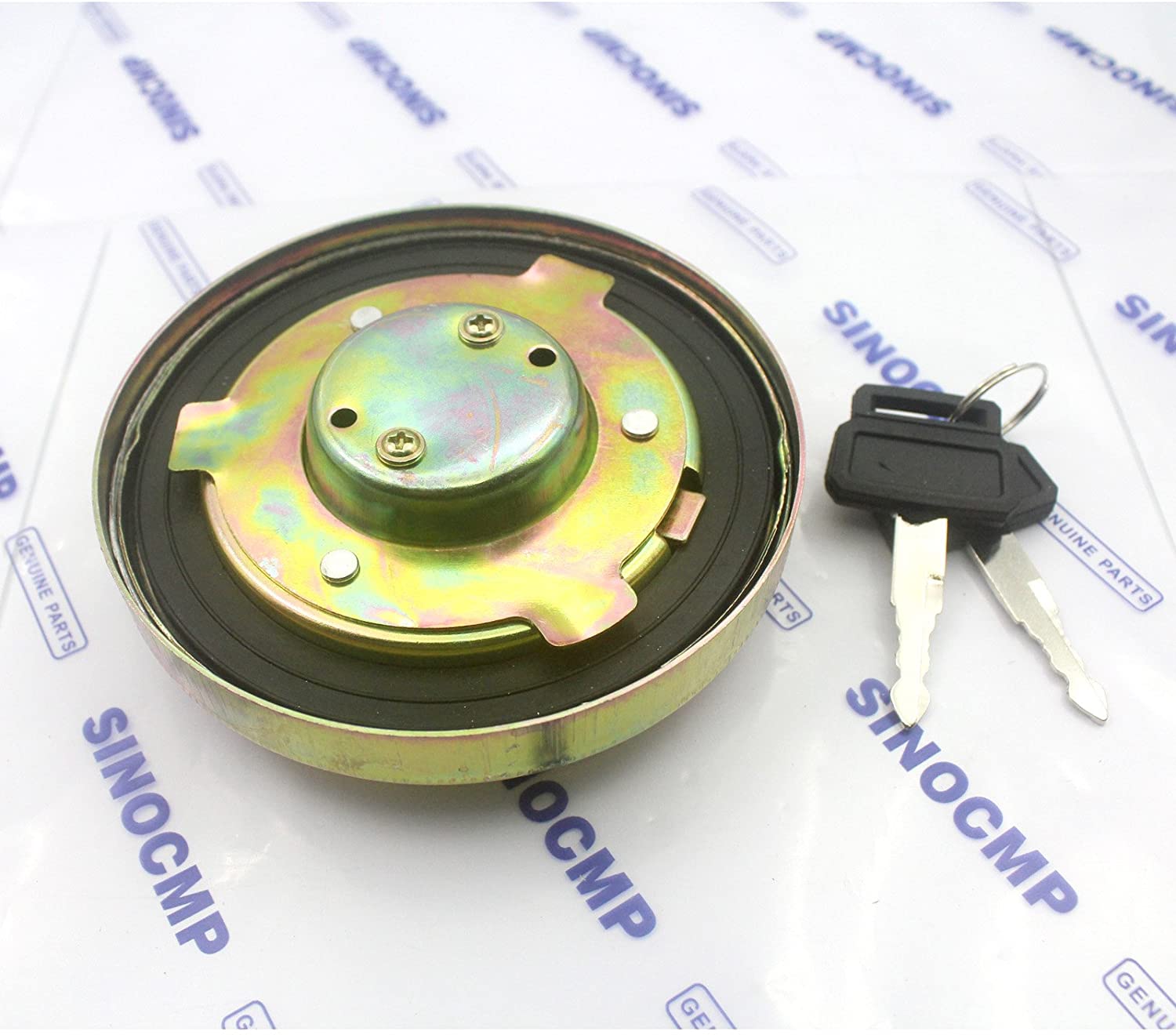 2 Key Fuel Locking Cap Ass'y for Daewoo Doosan... – Grandado