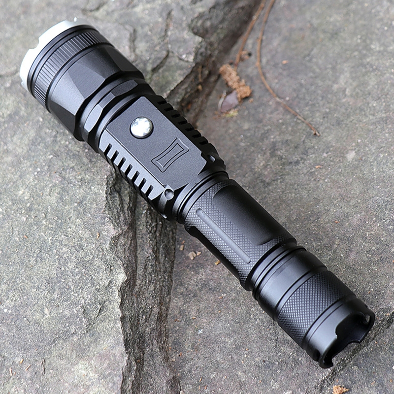Zoom LED Flashlight No Battery for Camping Outdoor... – Grandado