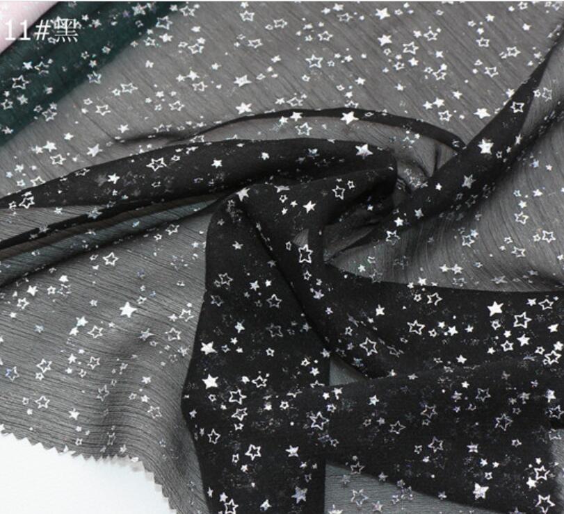Cosplay Chiffon Stof 30D Zilveren Ster Gebronste S... – Vicedeal