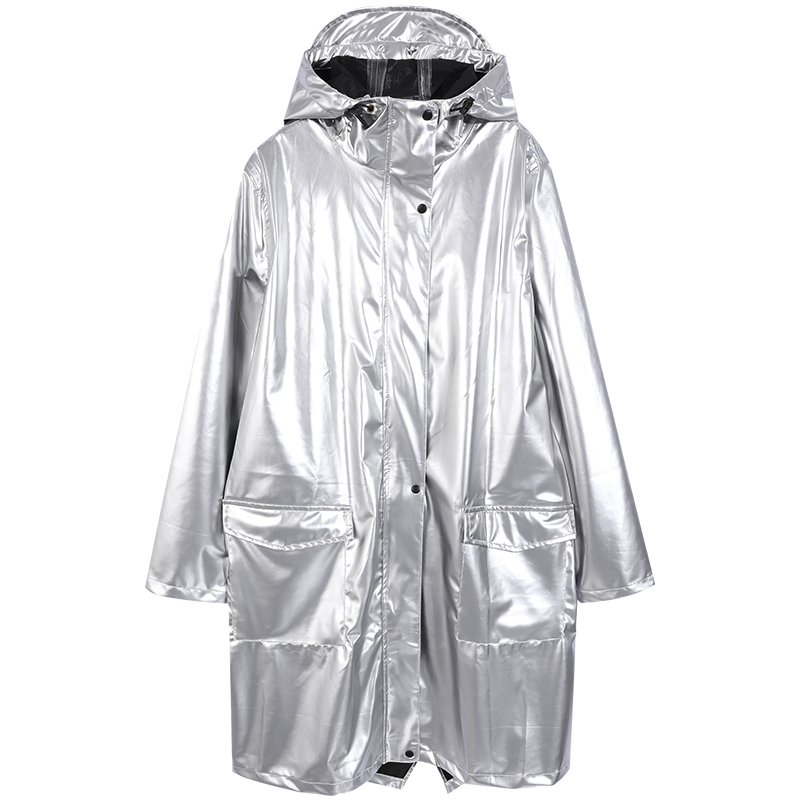silver raincoat trend pioneer light outdoor windpr... – Grandado